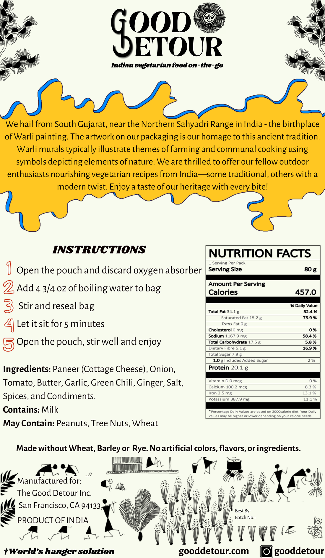 Paneer Scramble – Good Detour